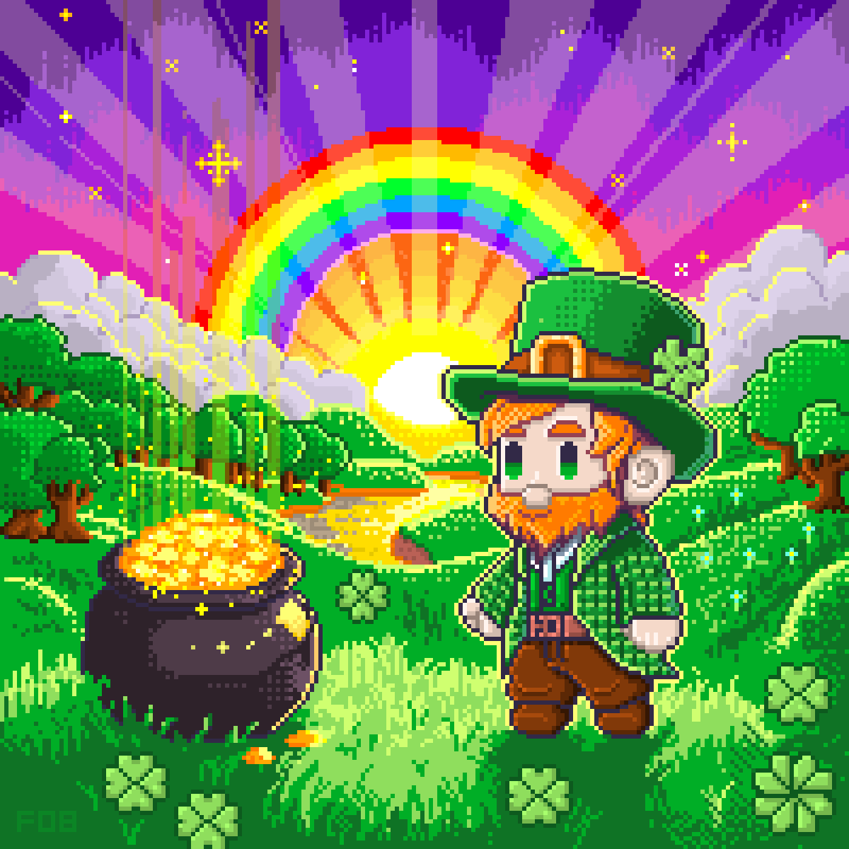 Pixilart - Lucky Landscape by fablesofbeasts