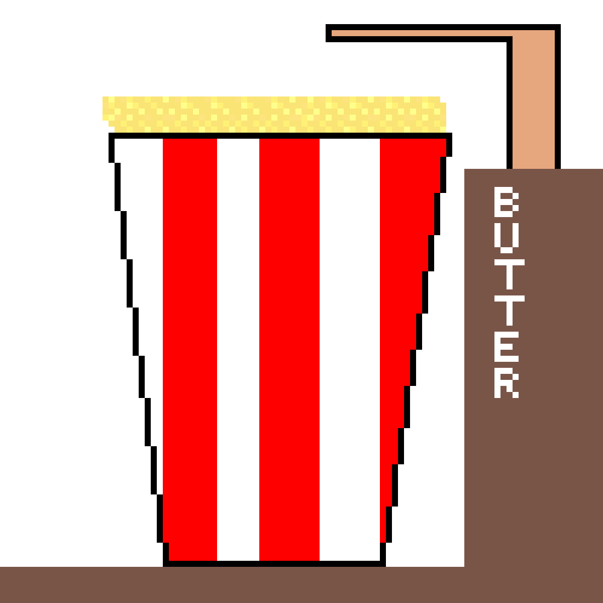 Pixilart - Day 8: popcorn box by Ilovemusic9225