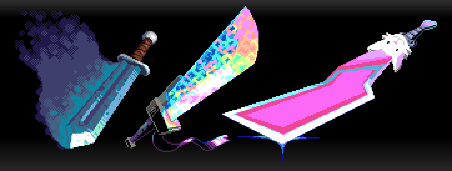 Pixilart - 3 Sword Special by 10Gpixels