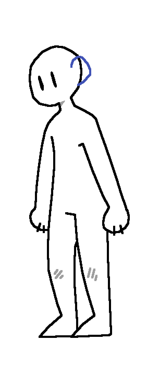 Pixilart - human base again by banana-proto27