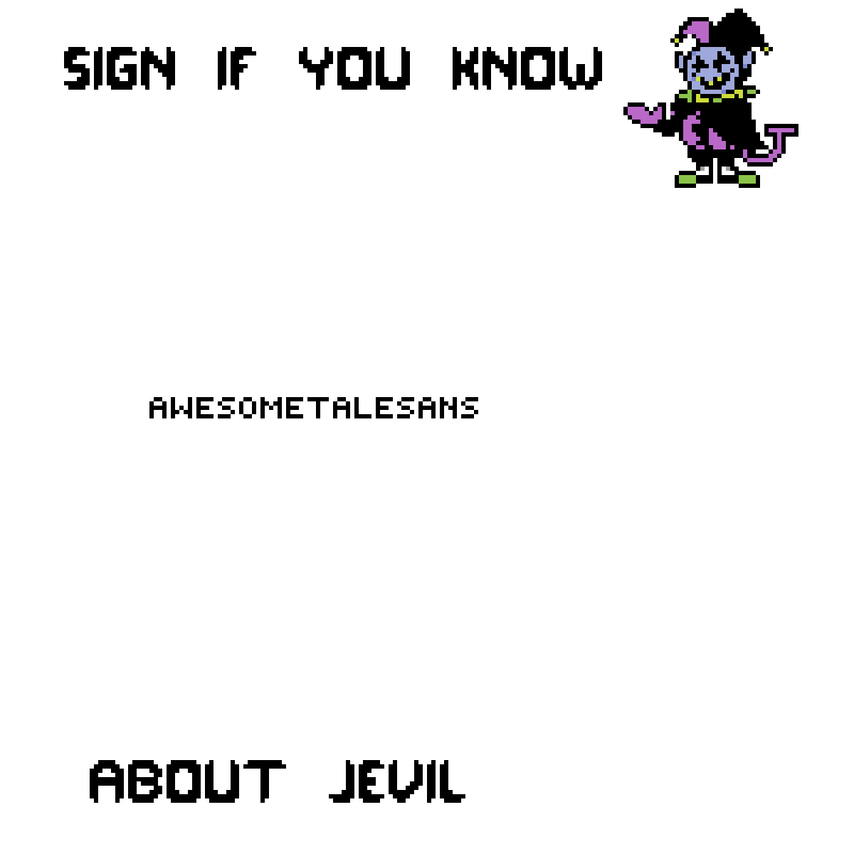 Pixilart - JEVIL!!!!!!!!!!!!!! by pop1012