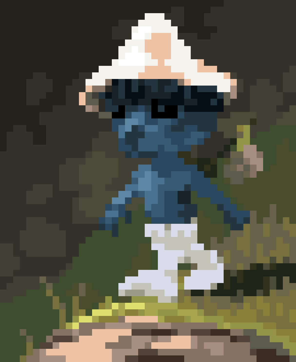 Pixilart - Blue Smurf Cat by Polar34