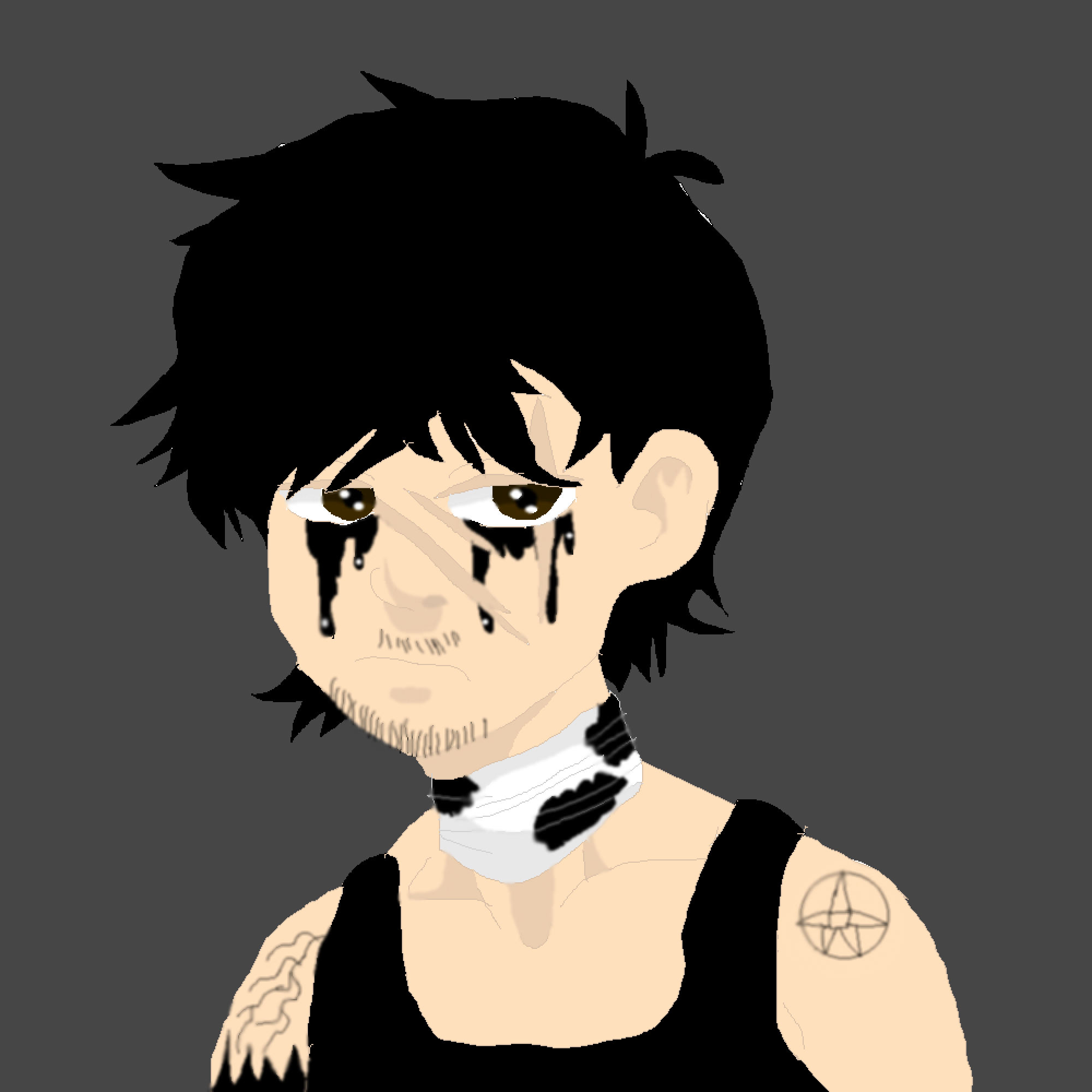 Pixilart - Henry without his clothes in the morning with a tanktop by ...