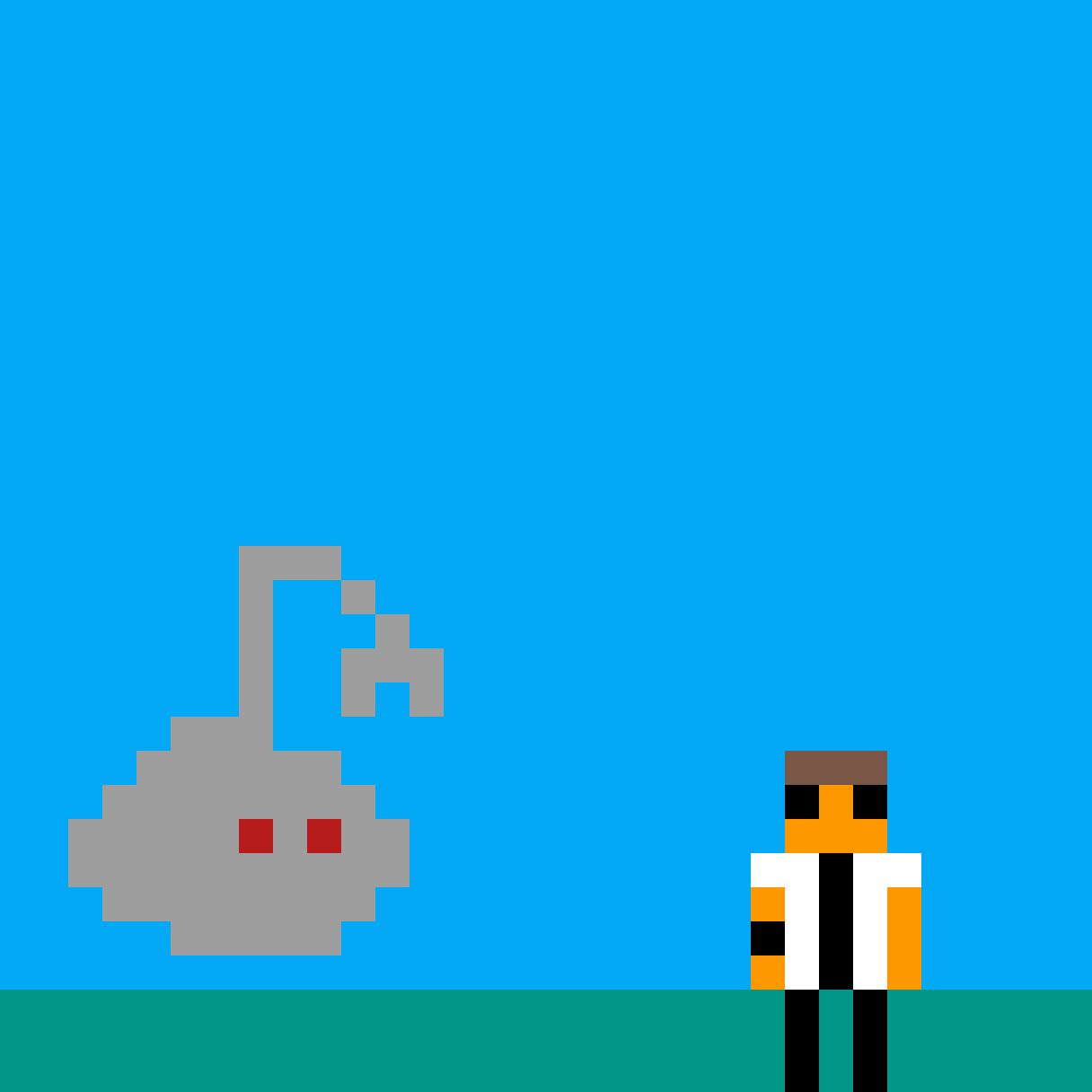 Pixilart - Ben 10 vs bot by Gab-toons