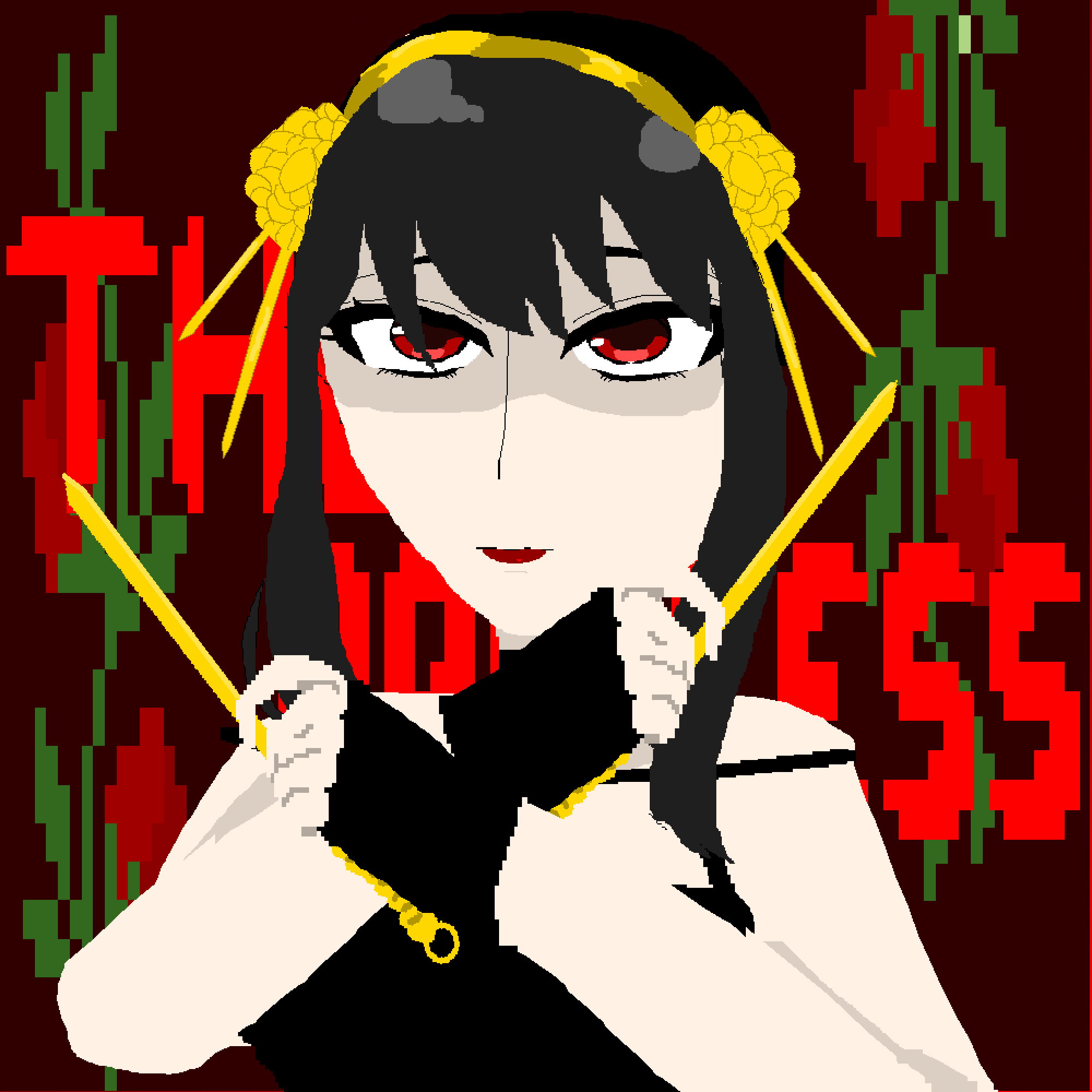 Pixilart - Thorn Princess(Aka Yor Forger) by Haruk1Hayamo