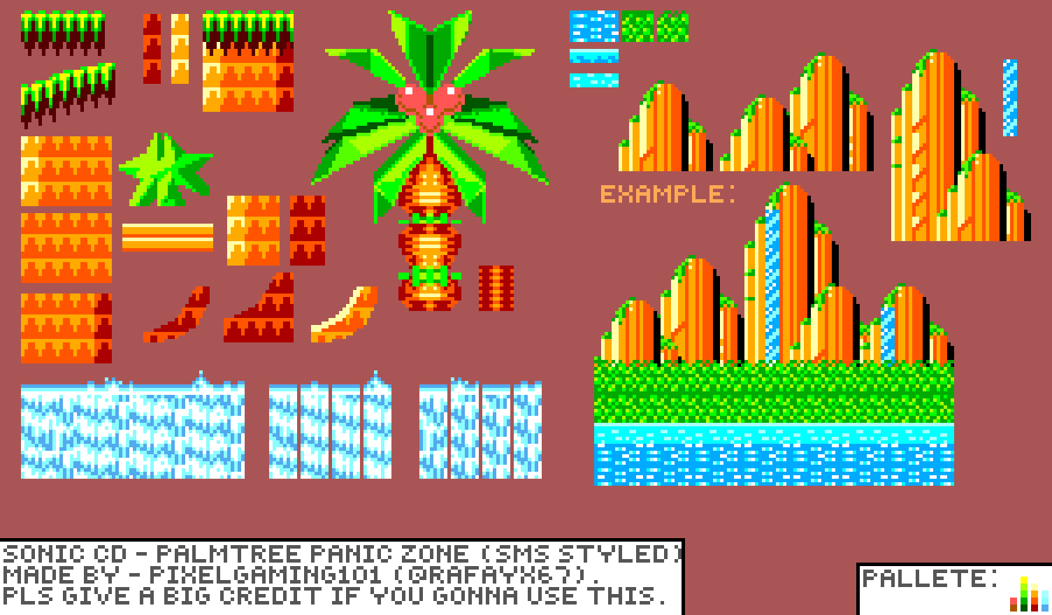 Pixilart - palmtree panic (SMS styled) by RafaStudios2023