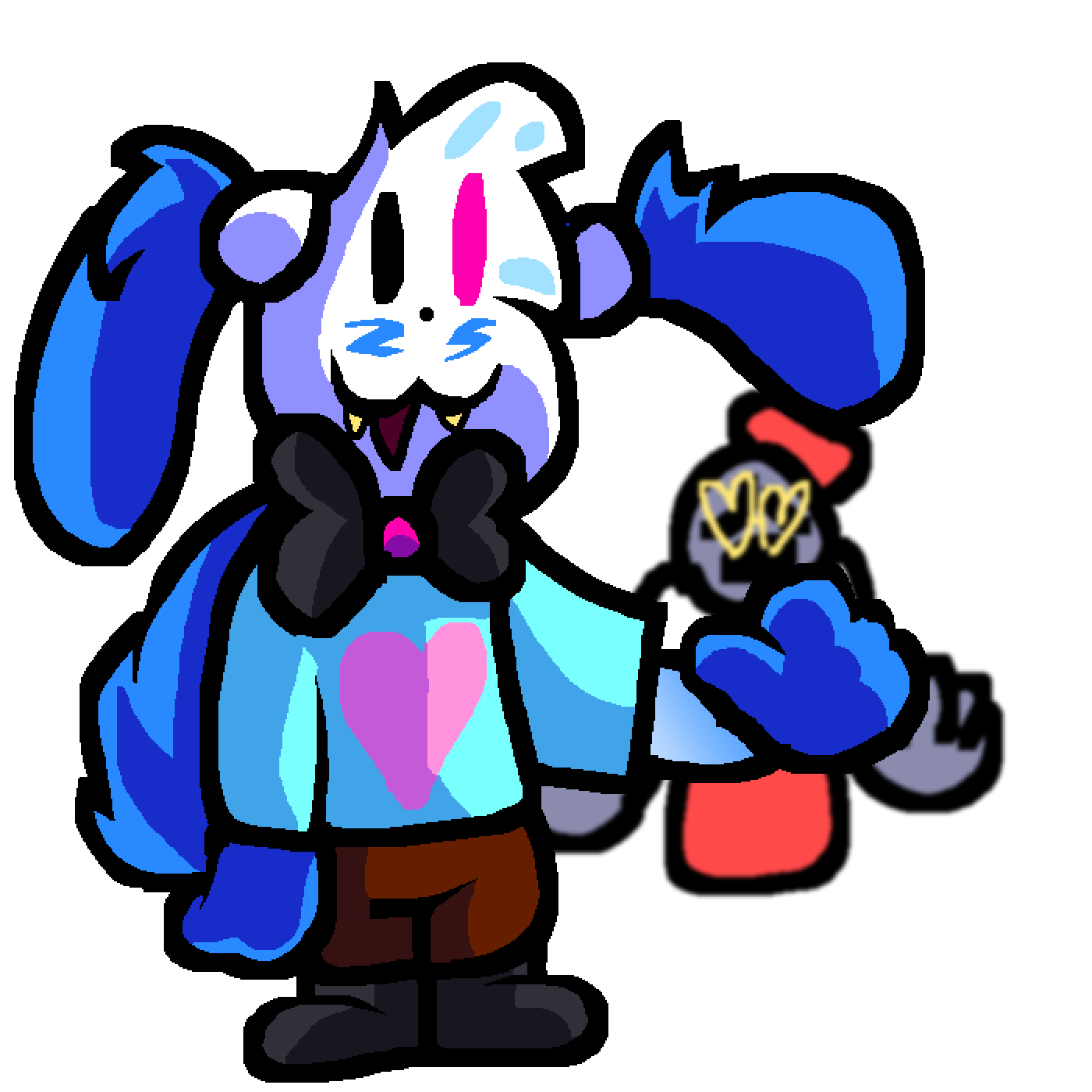 Pixilart - Minwolt and Angel’s Binary child by MemeMan21