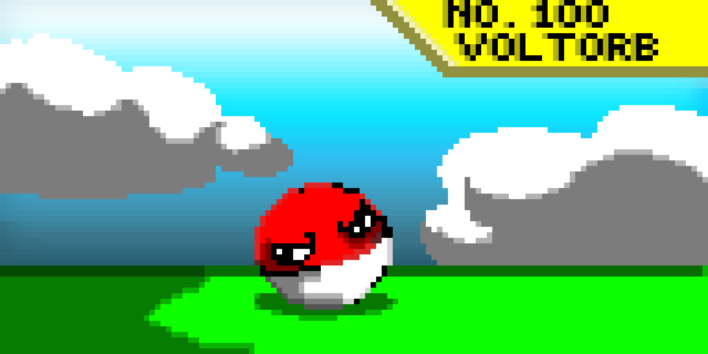 Pixilart - voltorb by BlueChar17