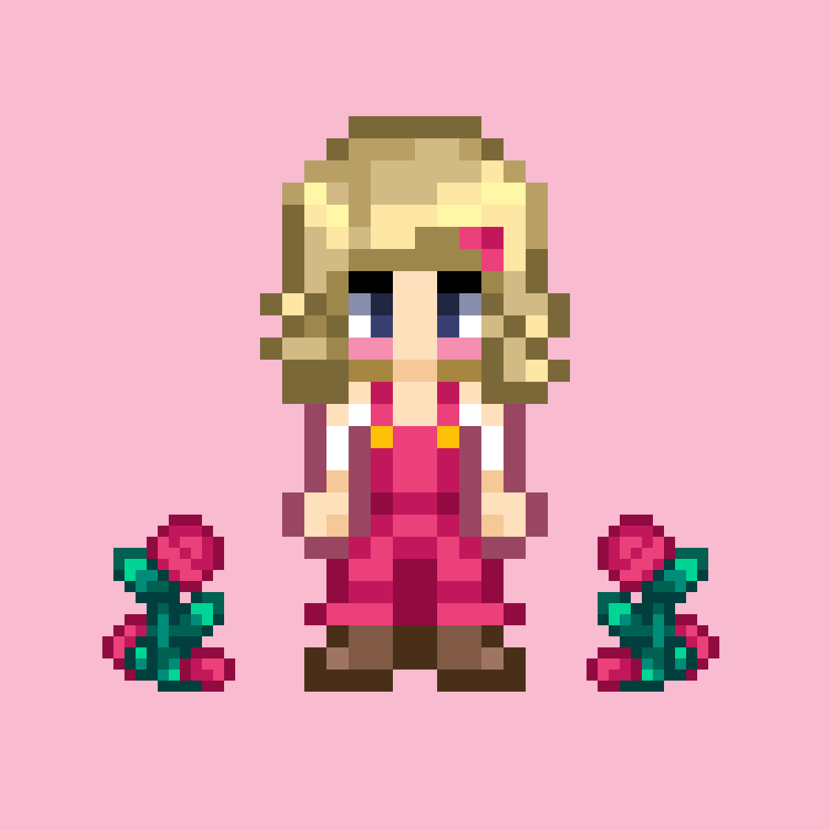 Pixilart - Stardew Self Portrait by cassat