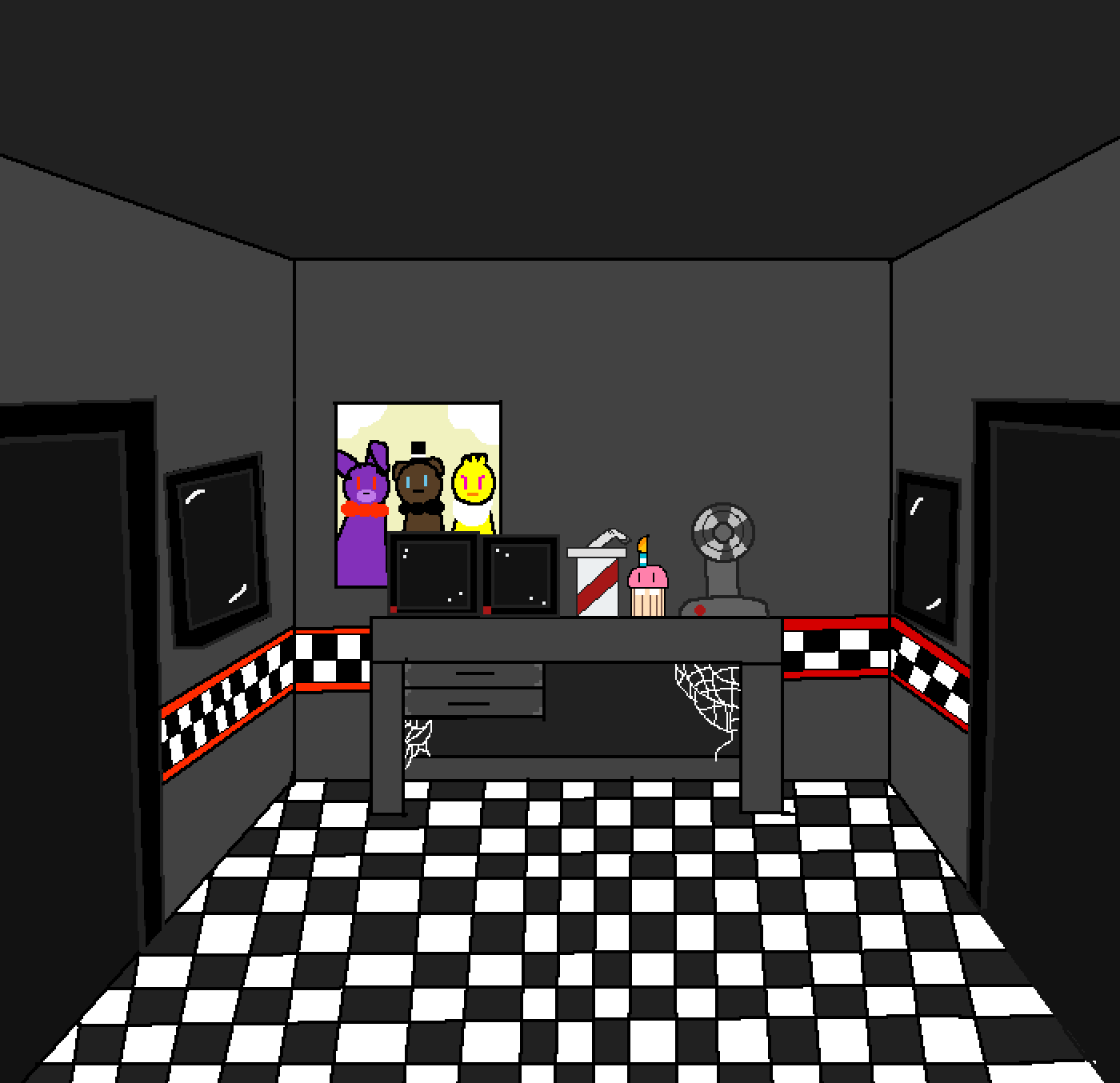 Pixilart - Fnaf security office by Prismwarrior