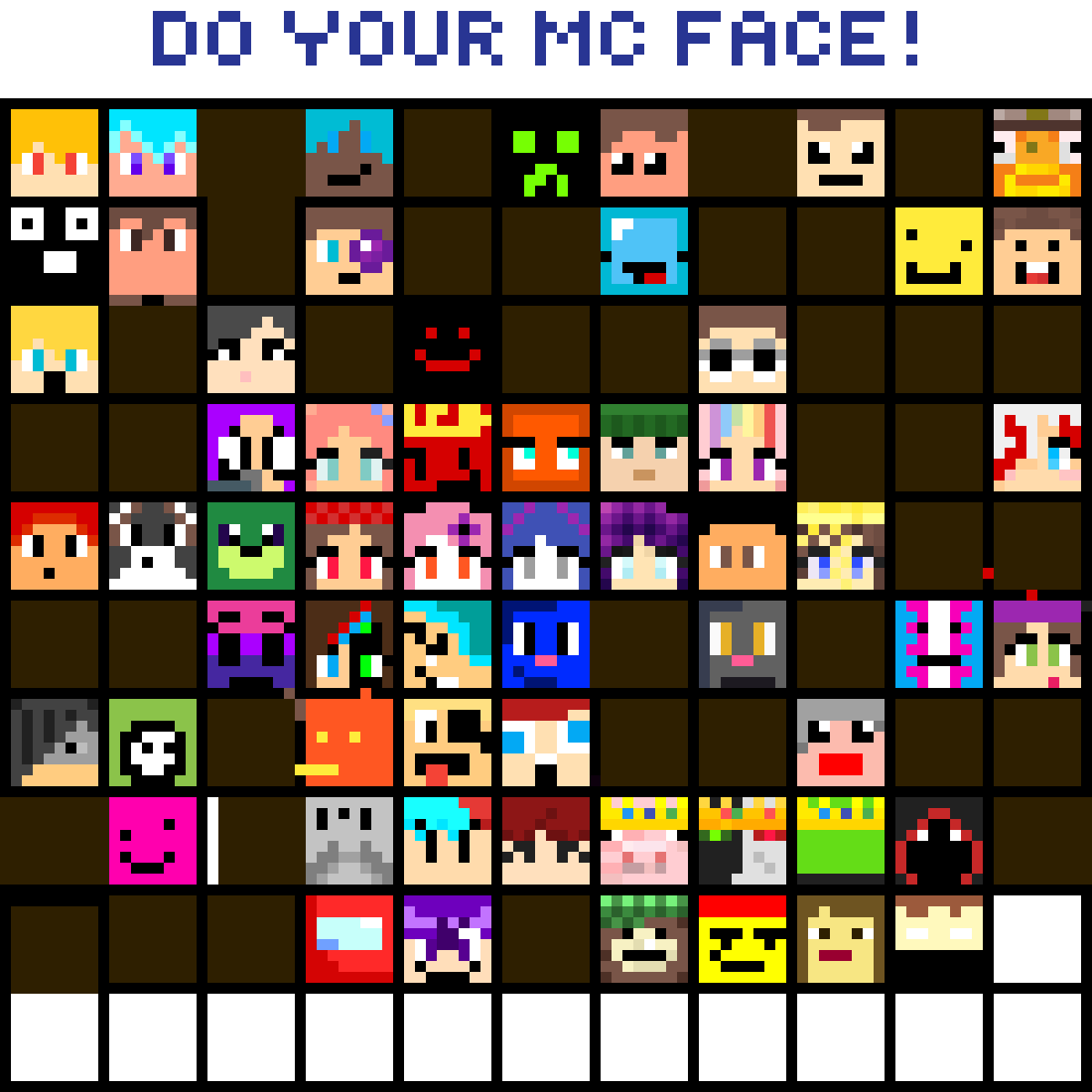 Pixilart - Make your MC face AZX596 by 1dk-Plays