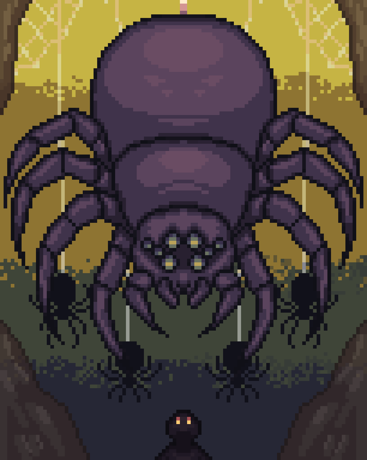 Pixilart - Giant Spider by nahiara001