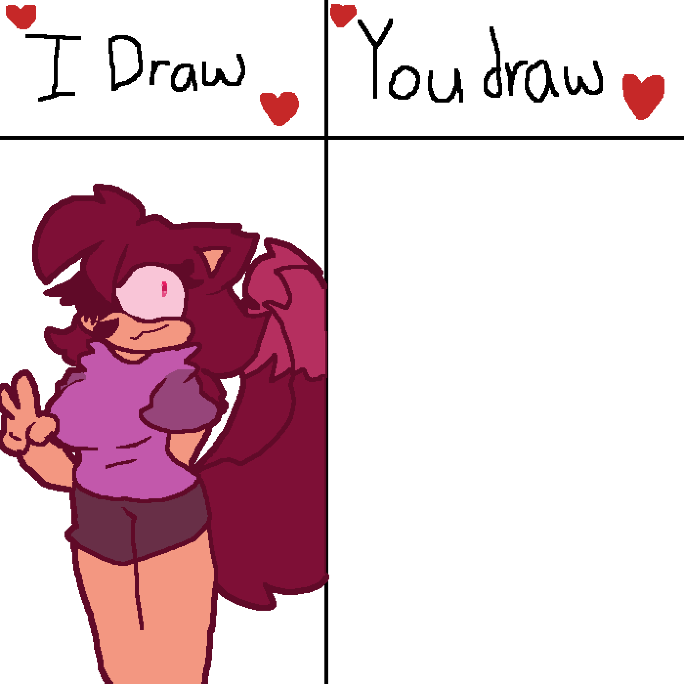 Editing I Draw You Draw Base Collab - Free online pixel art drawing ...