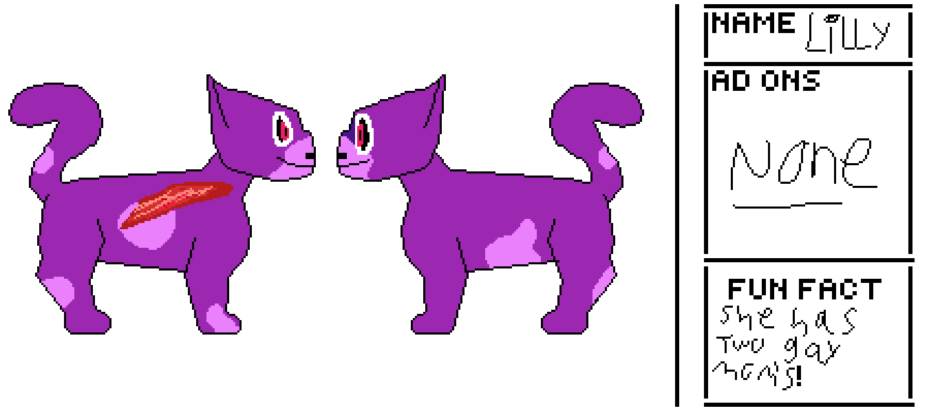 Pixilart - Cat Oc Base Template meet Lilly by Wally-d-simp33