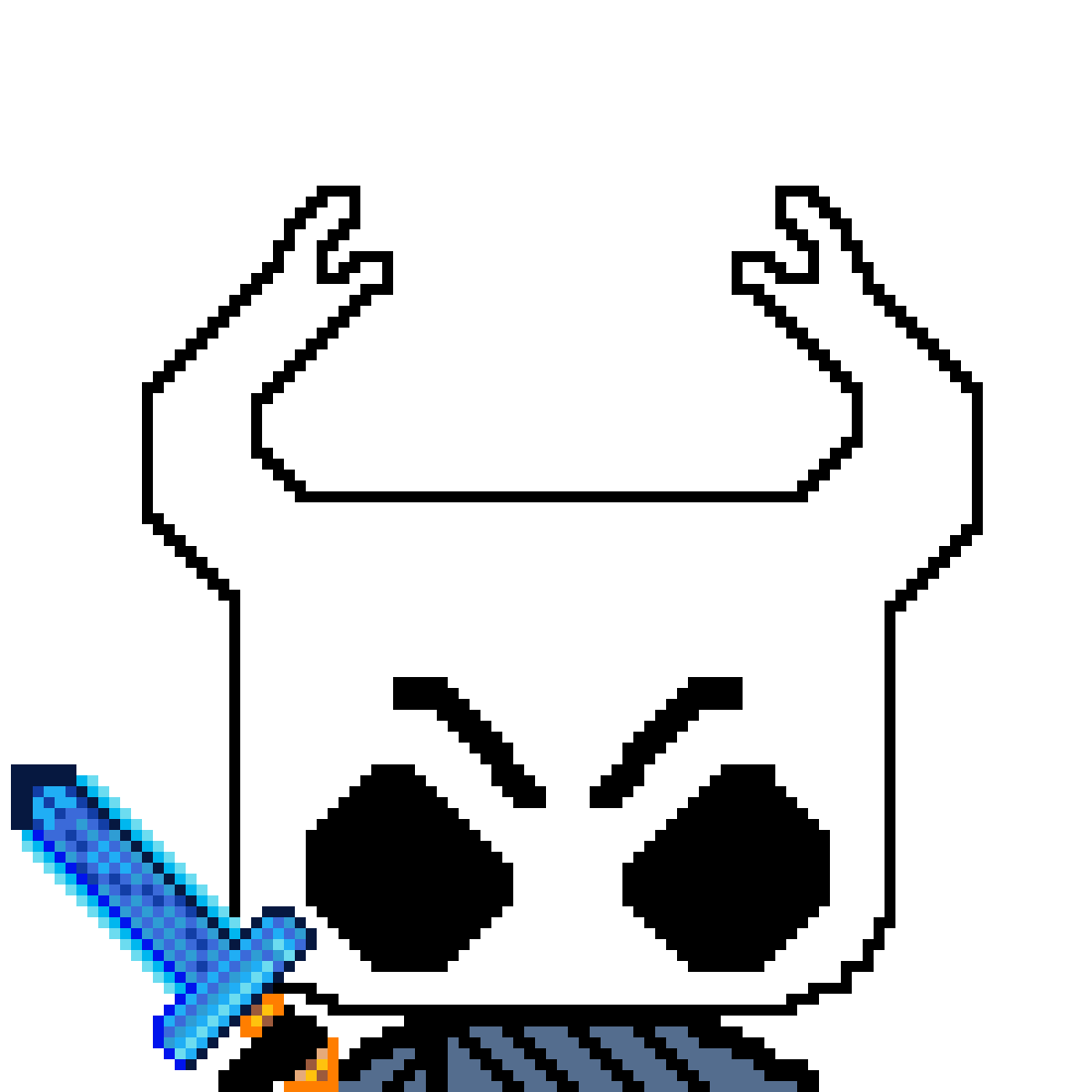 Pixilart - Angry Knight with a Sword by Oliviagreener
