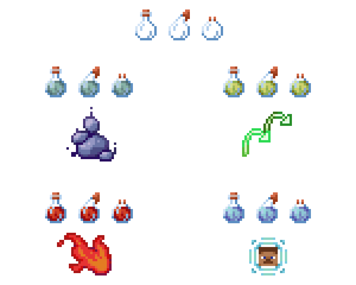 Pixilart - Potion Effect Ideas by FlyerCraft