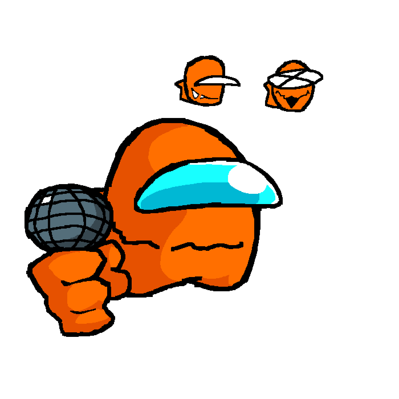 Pixilart - Orange fnf concept by Kucas