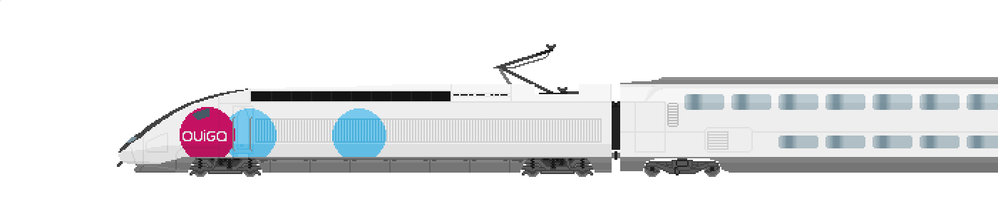 Pixilart - Ouigo TGV (Duplex) White livery by TheRealBlisie