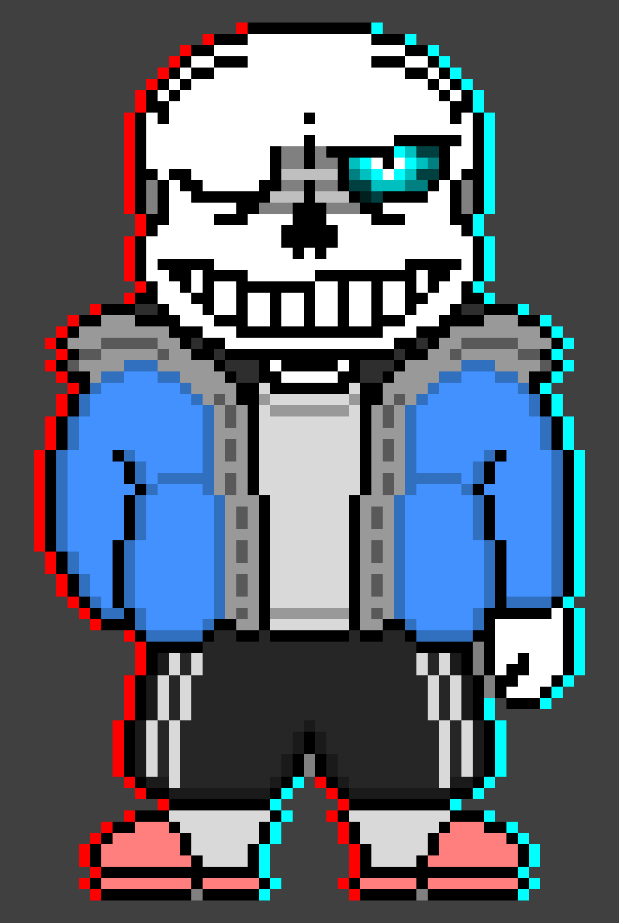 Pixilart - Final Judgement Sans Phase 2 by SkeleDrago20XX