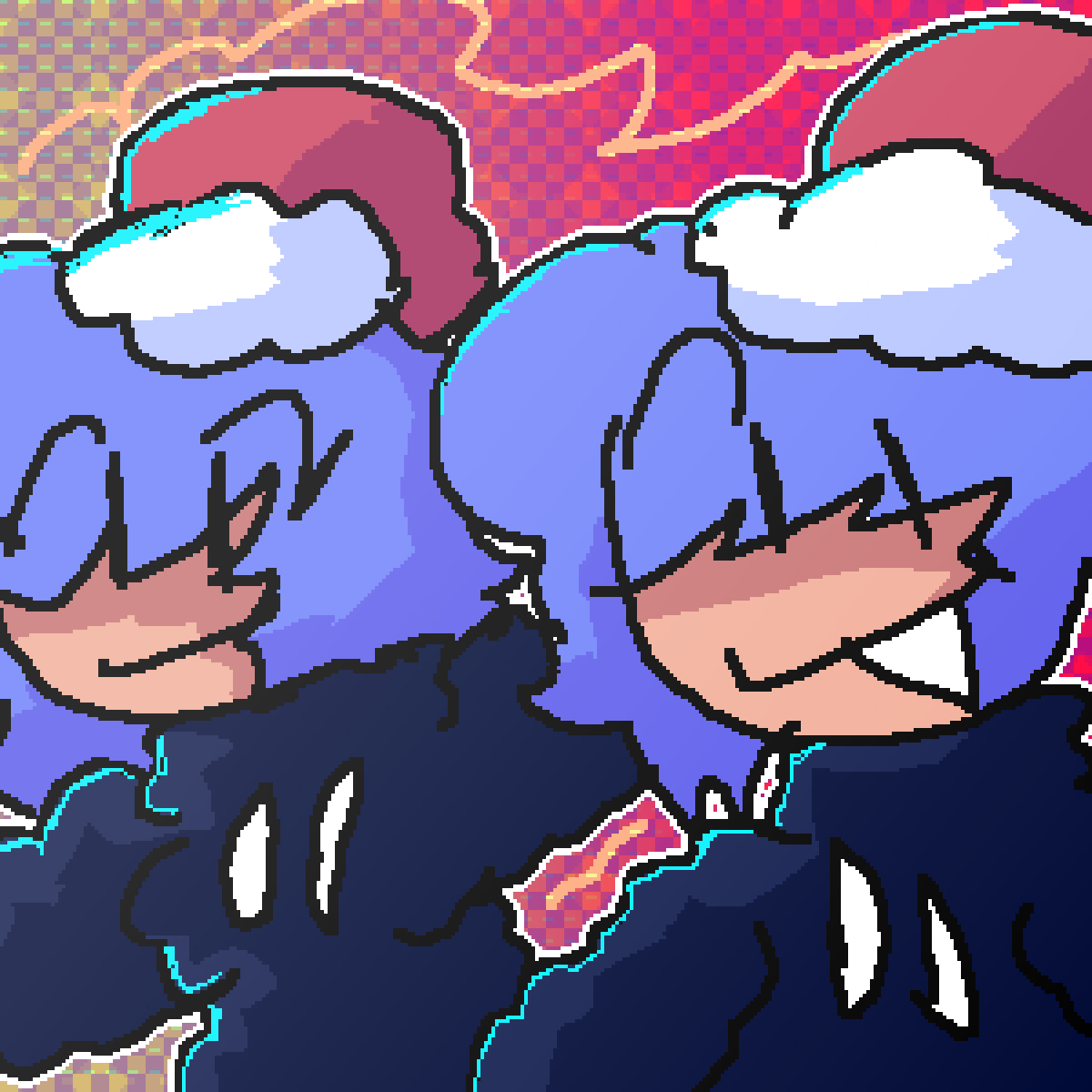 Pixilart - chirstmas pfp by HikaruDraws