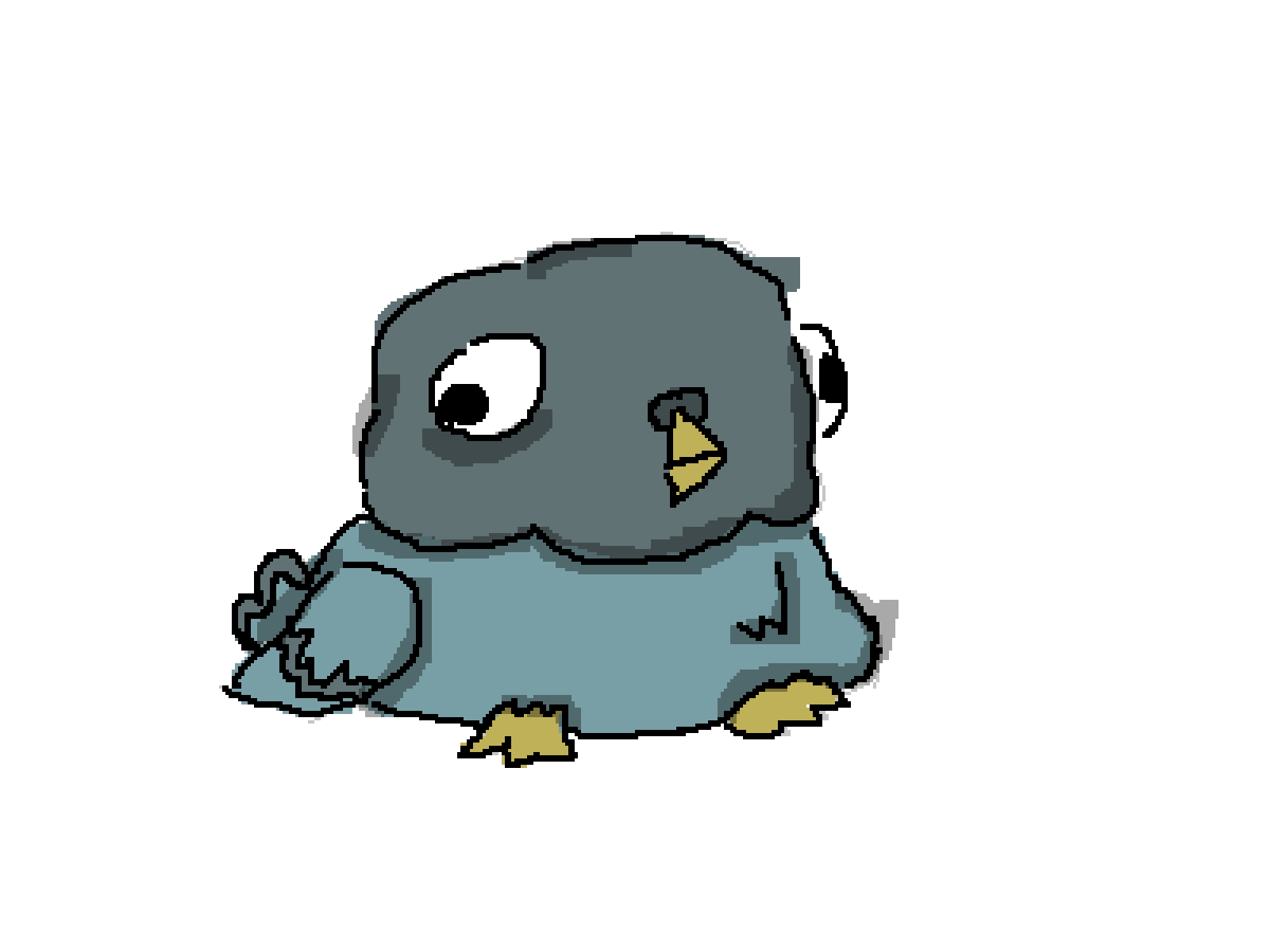 Pixilart - Really Bad Pigeon by JaeLivez