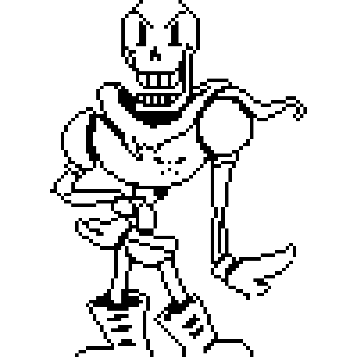 Pixilart - Papyrus Base by Bruhness