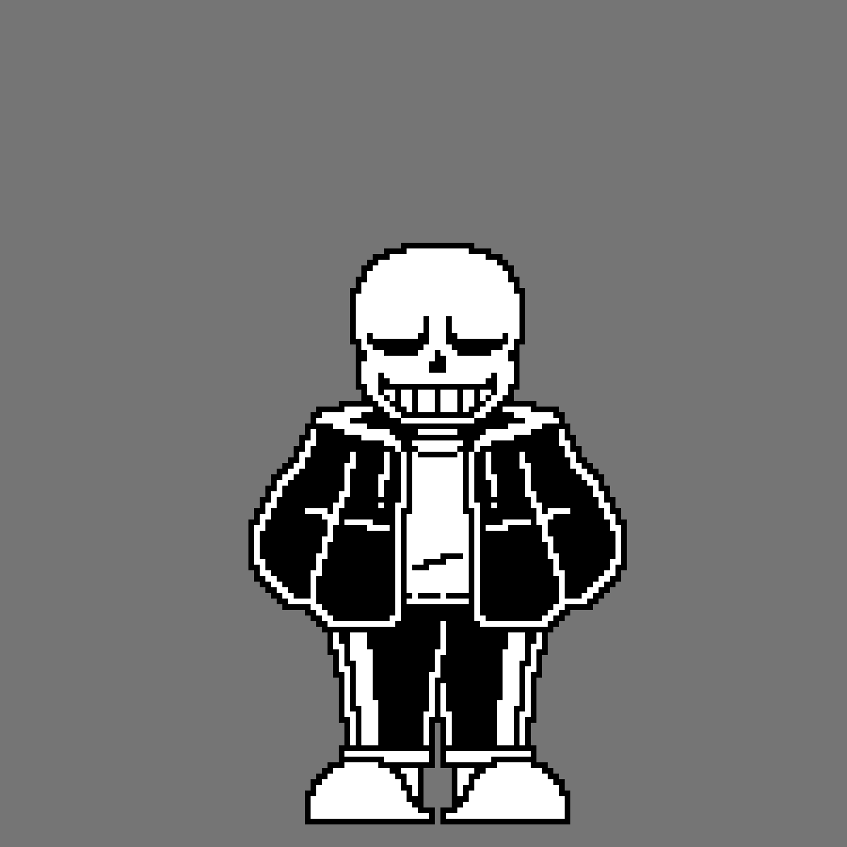 Pixilart - Sans death animated by EnderuZ