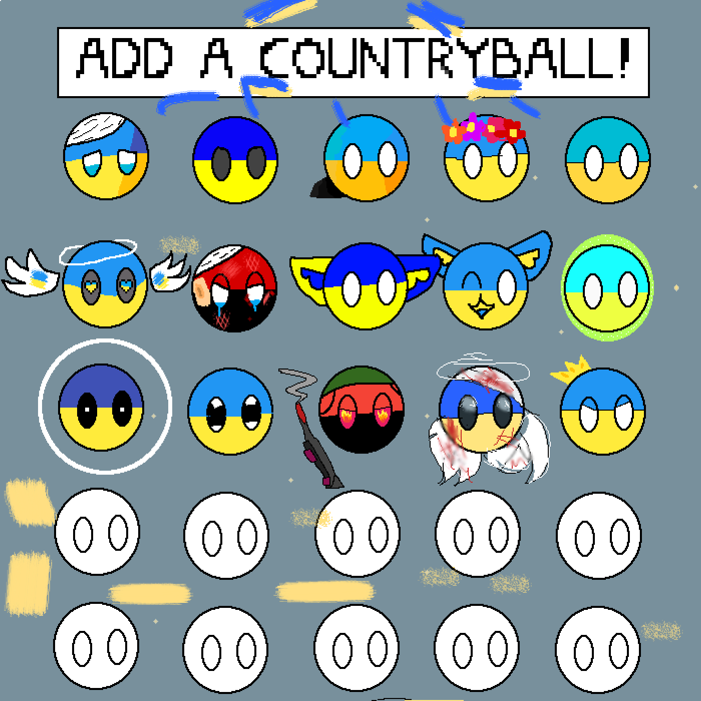 Pixilart - Add A Ukraineball by Missy256