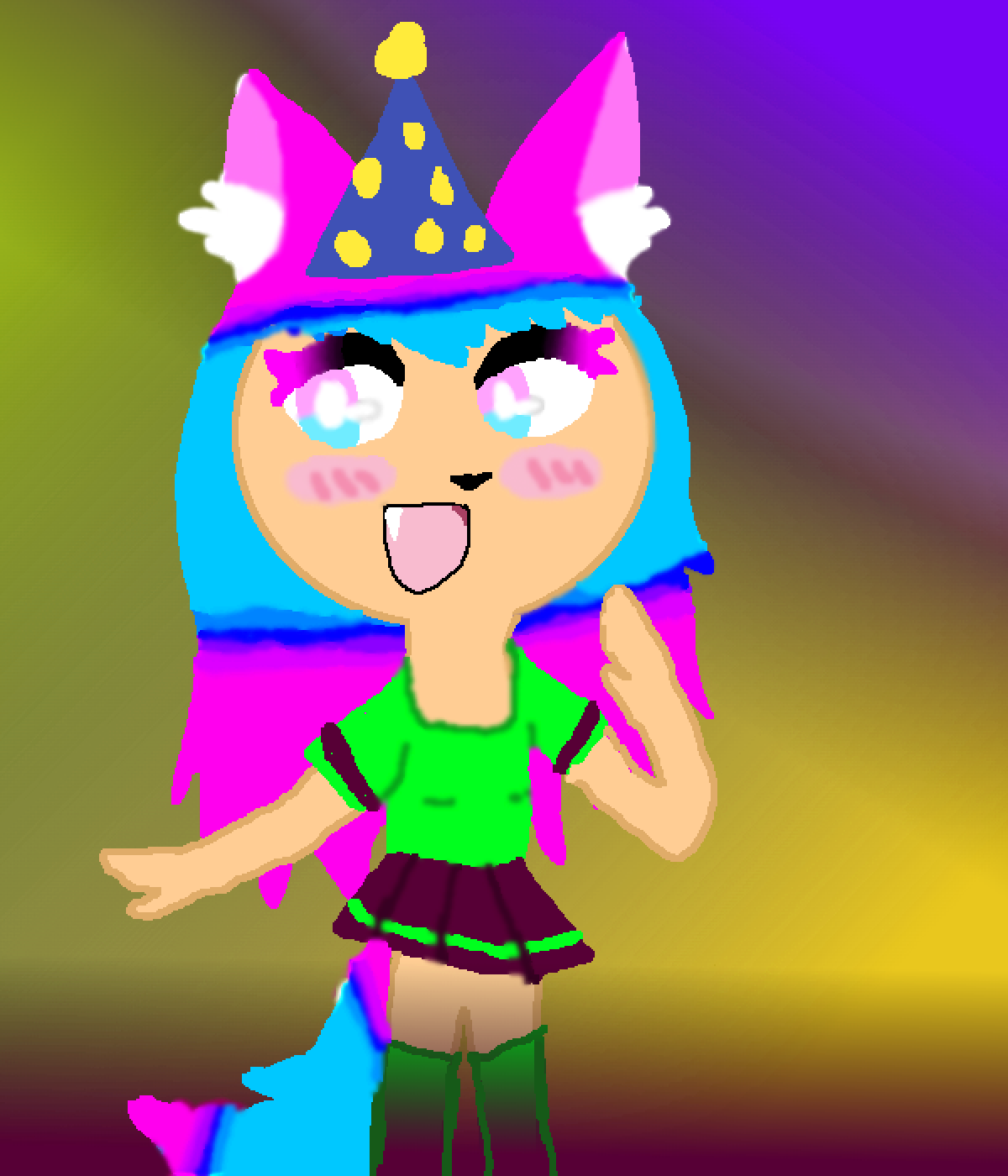 Pixilart - New Year Pfp by JuliaWolfyz