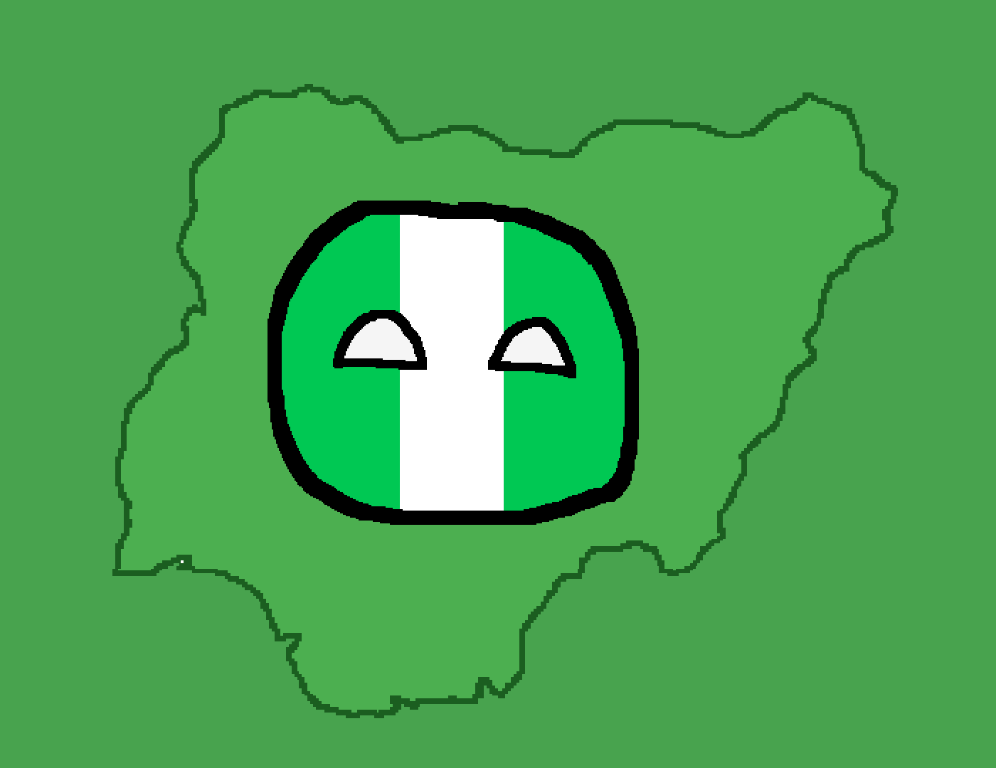 Pixilart - Nigeriaball by Pyrobyte