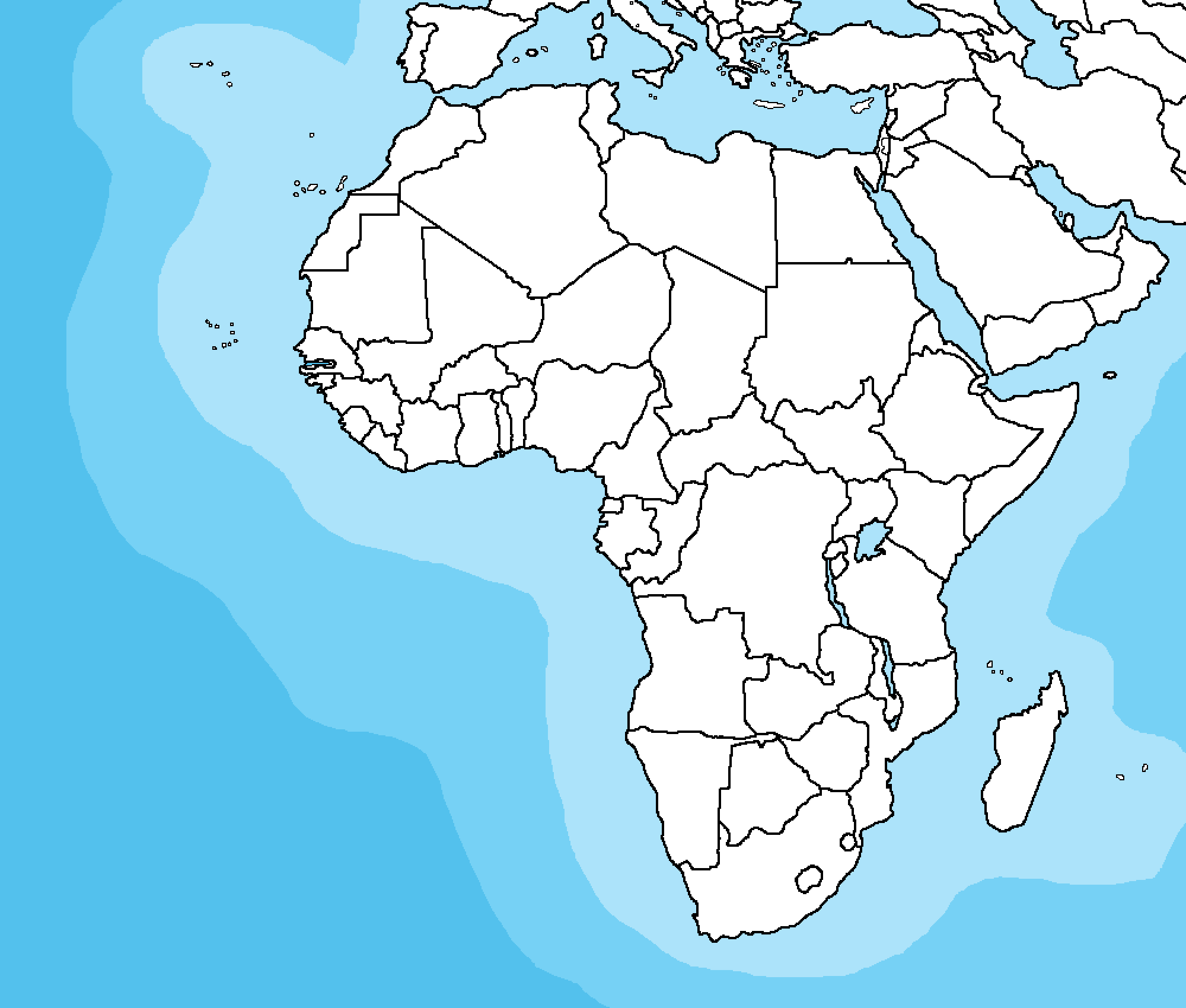 Editing Map Of Modern Africa - Free online pixel art drawing tool ...