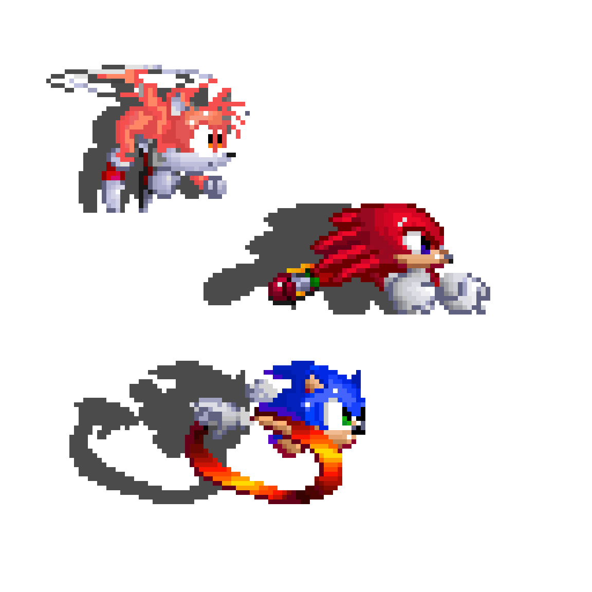 Pixilart - Team Sonic! by kkidk