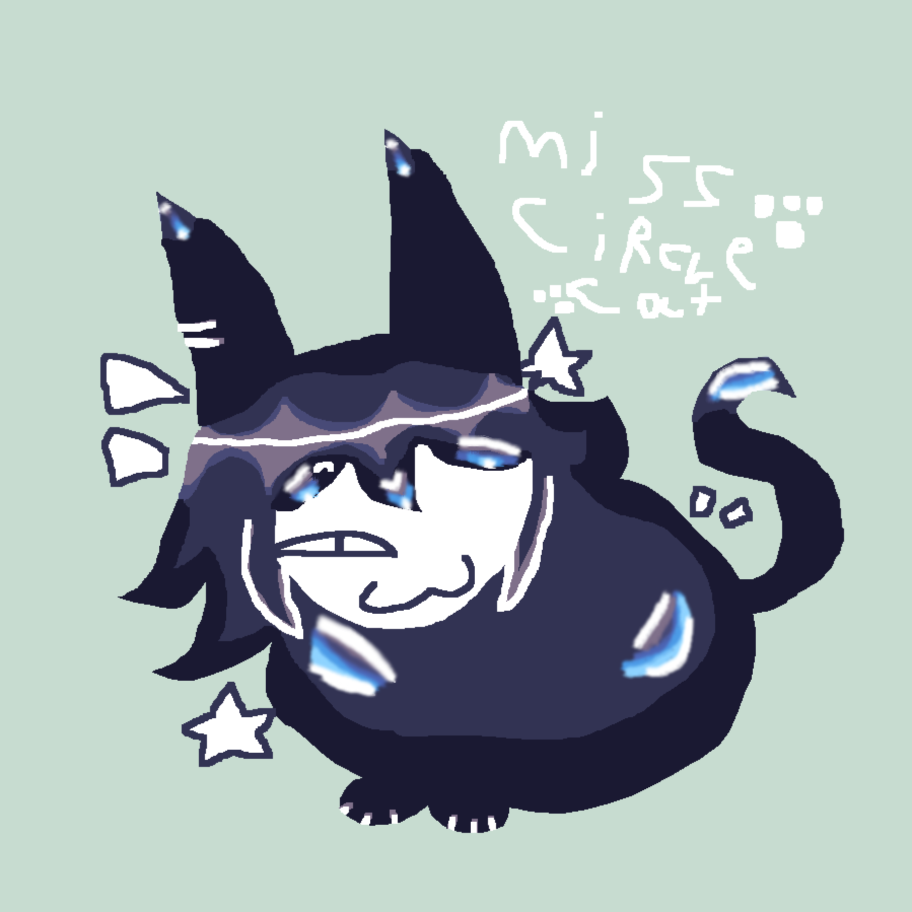 Pixilart - Miss Circle Cat! by Shadowmilkcooki