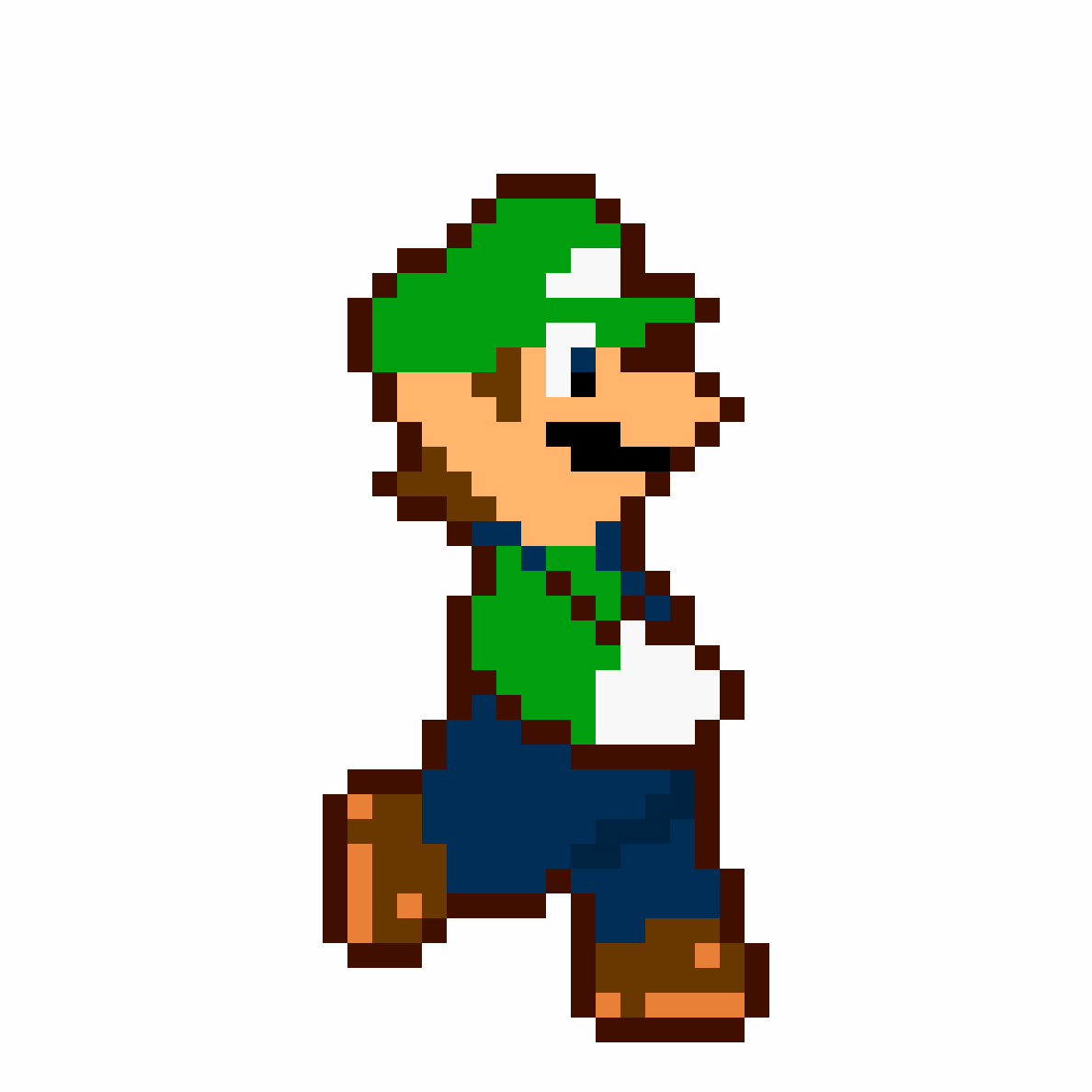 Pixilart - Luigi walking Sprite by Maxy-dog