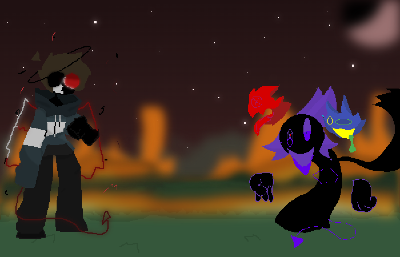 Pixilart - nocontroll fnf by internet-drawer