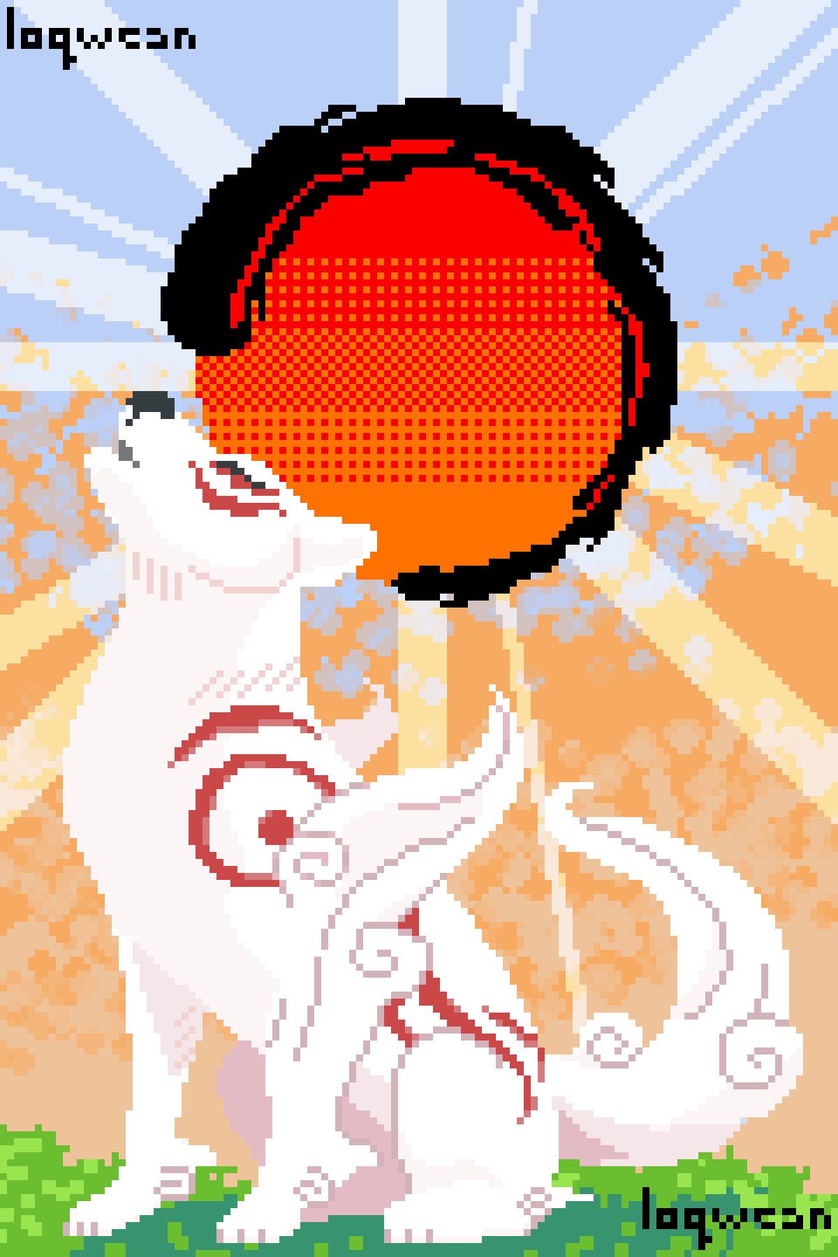 Pixilart - Amaterasu by Loqwean