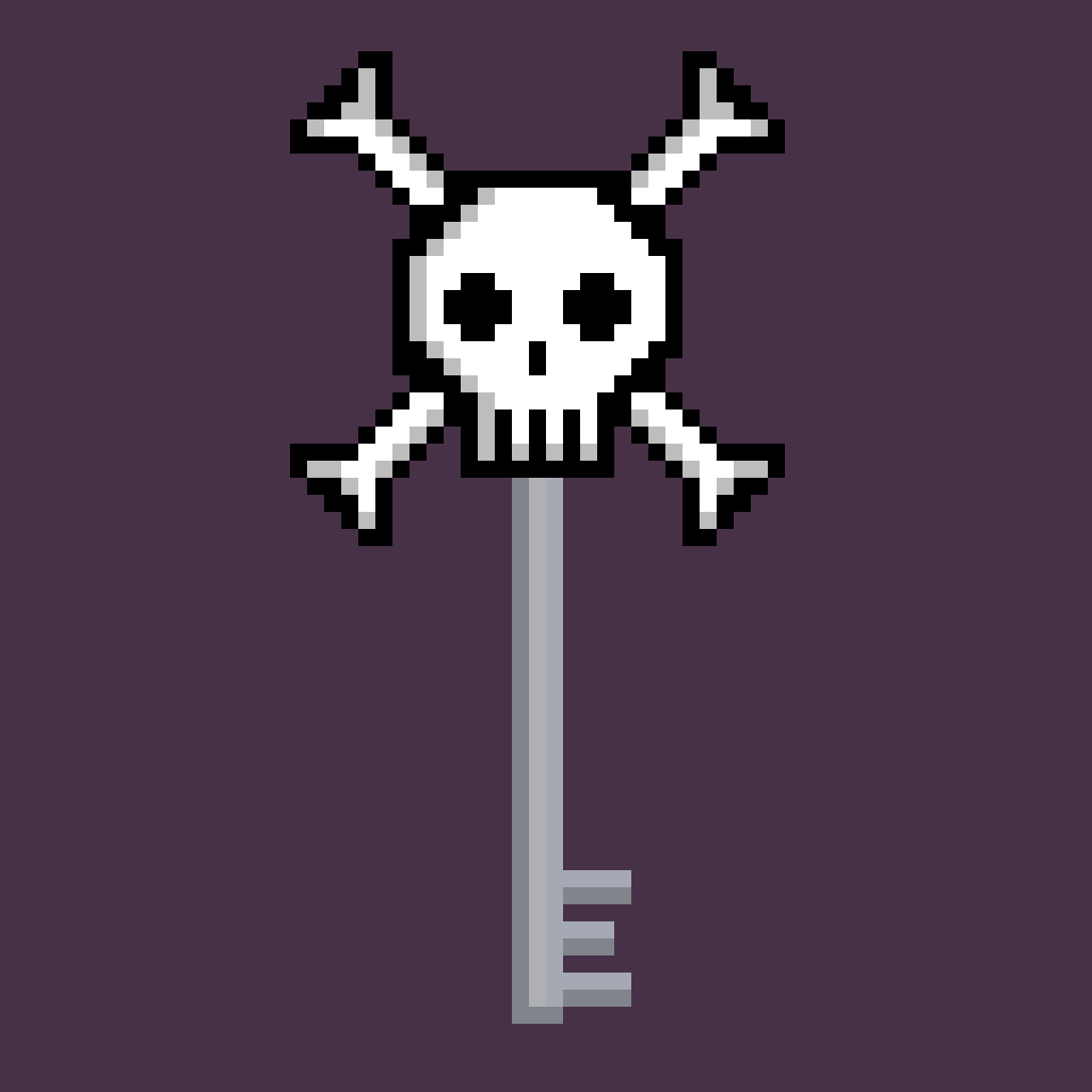 Pixilart - Challenge - Skeleton Key by R4xx4r