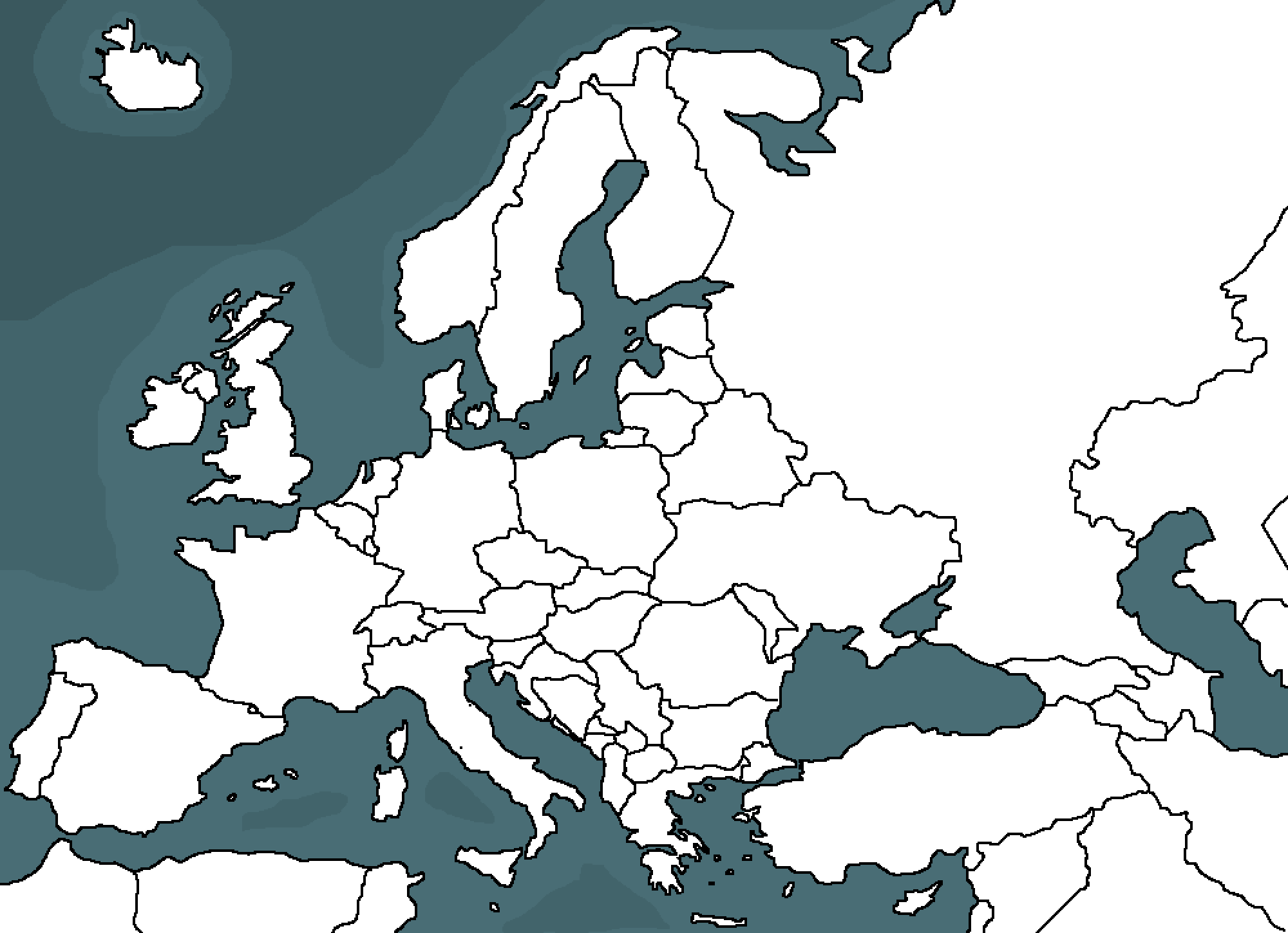 Editing Europe Blank Map - Free online pixel art drawing tool - Pixilart