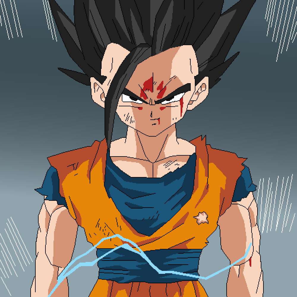 Pixilart - Ultimate Teen Gohan by swordmenZoro
