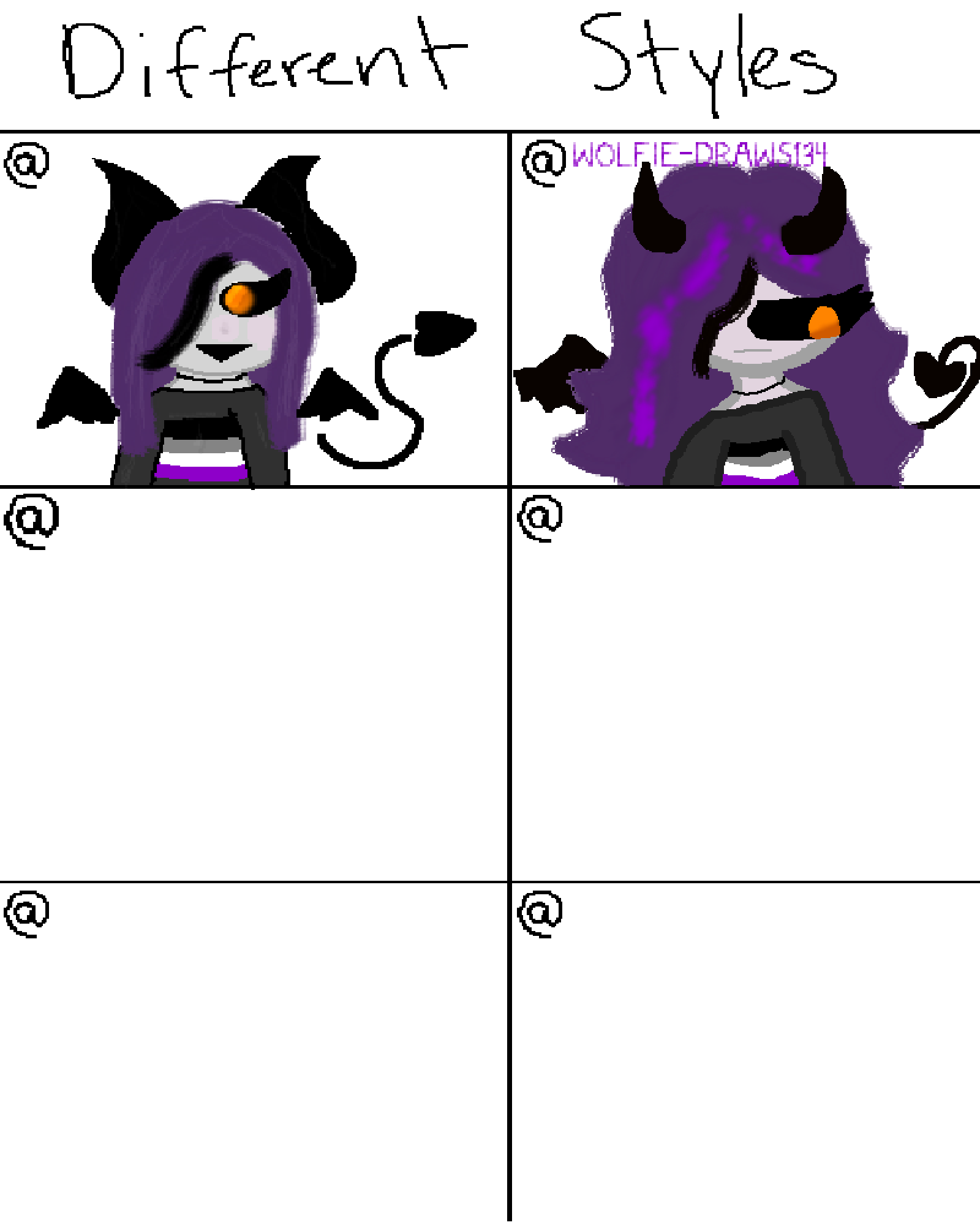 Pixilart - Styles base by Cy3brDr3amz