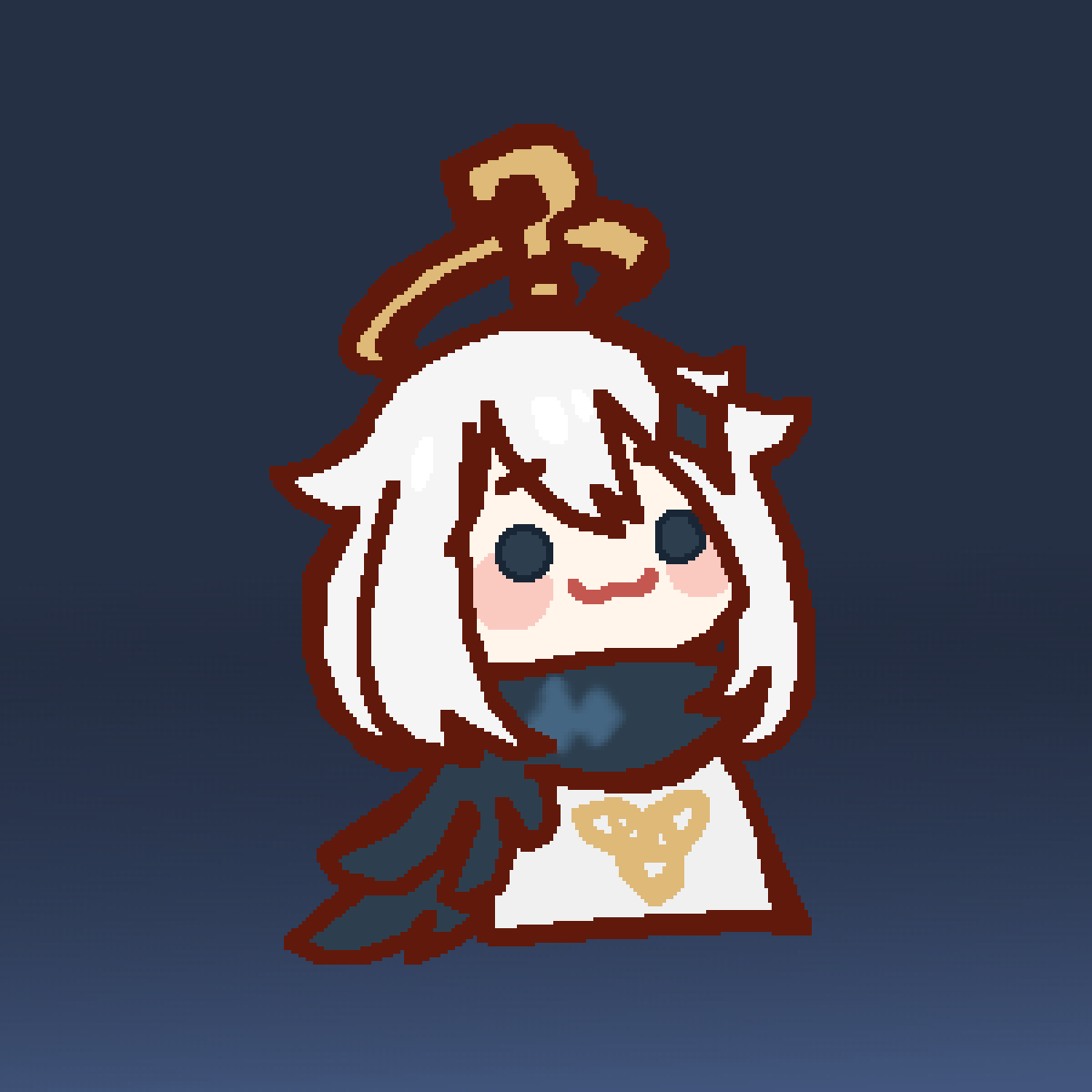 Pixilart - Paimon by Alfredo-Albedo
