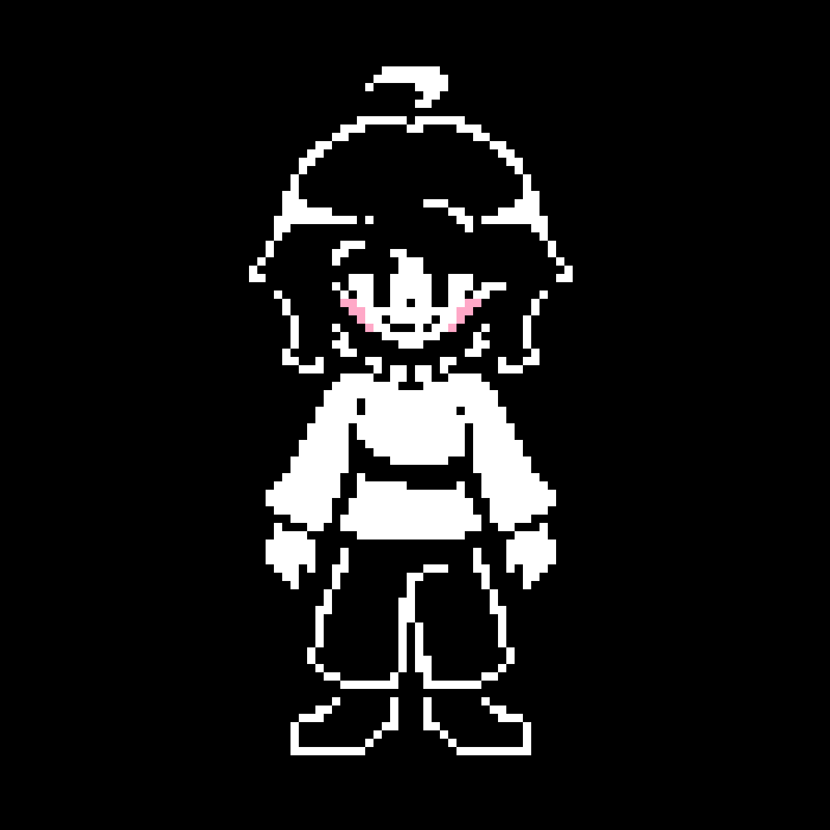 Pixilart - A V2 of that fanon Chara sprite by BlueboxDude