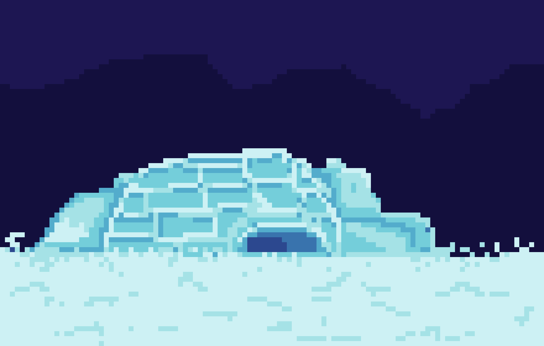 Pixilart - Igloo by VasovaMaru
