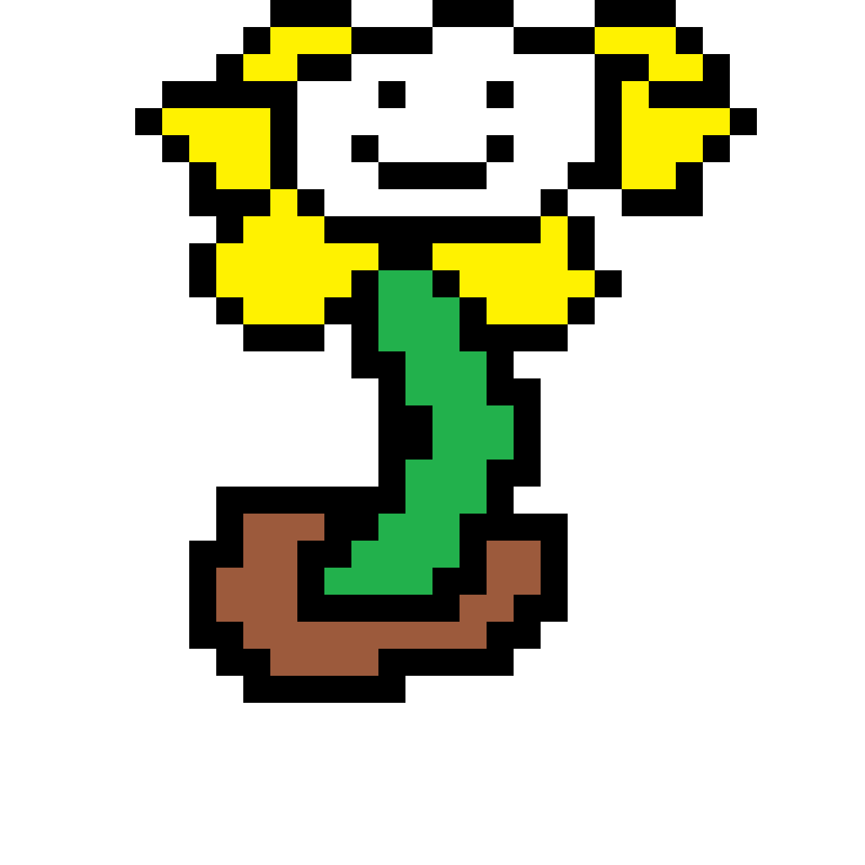 Pixilart - flowey the flower! by wolfies-art
