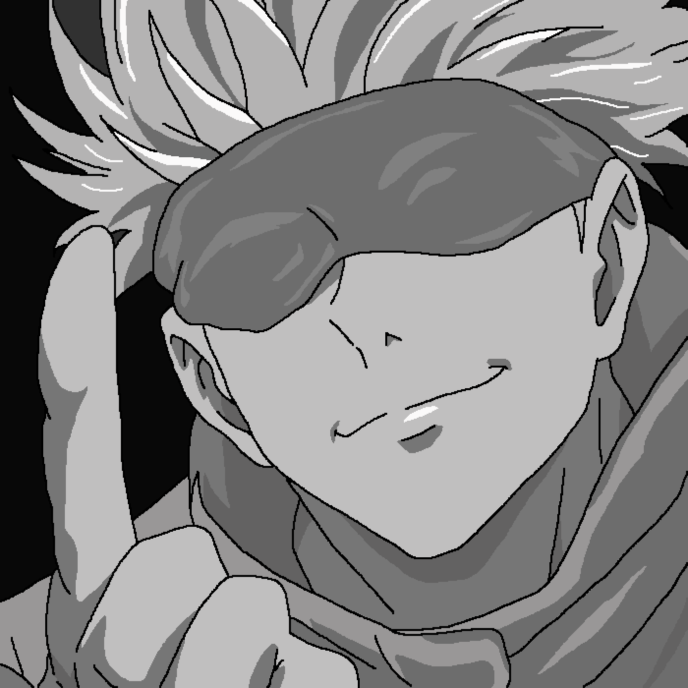 Pixilart - Gojo Base by NinjaCaspar