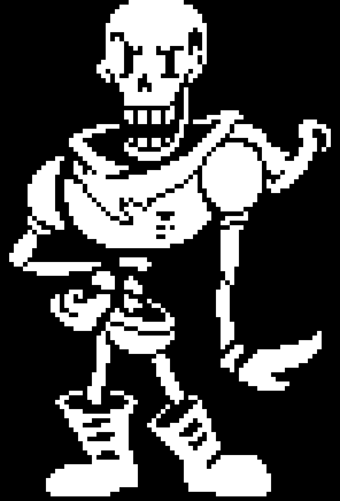 Pixilart - UnderTale Papyrus Base not finished by Matthew2013