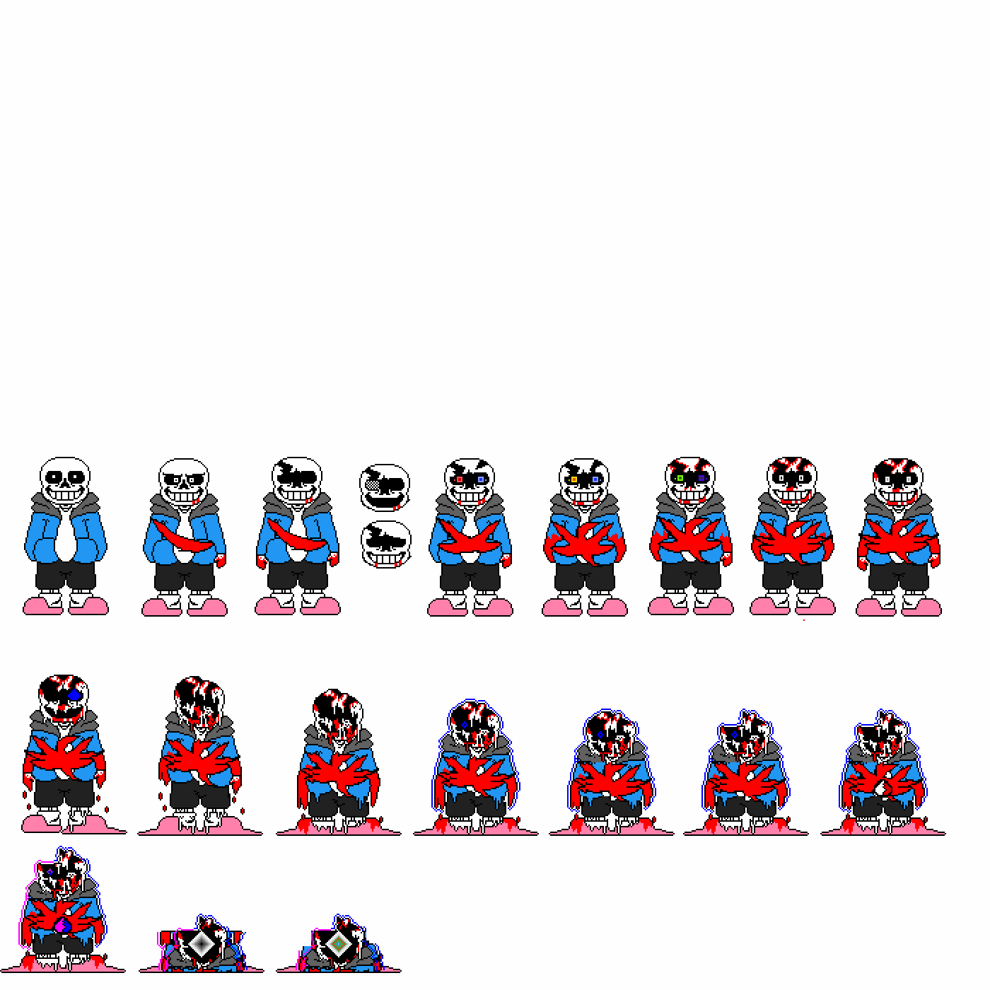 Pixilart - Endless Breath 1 to 18 by HaunterV