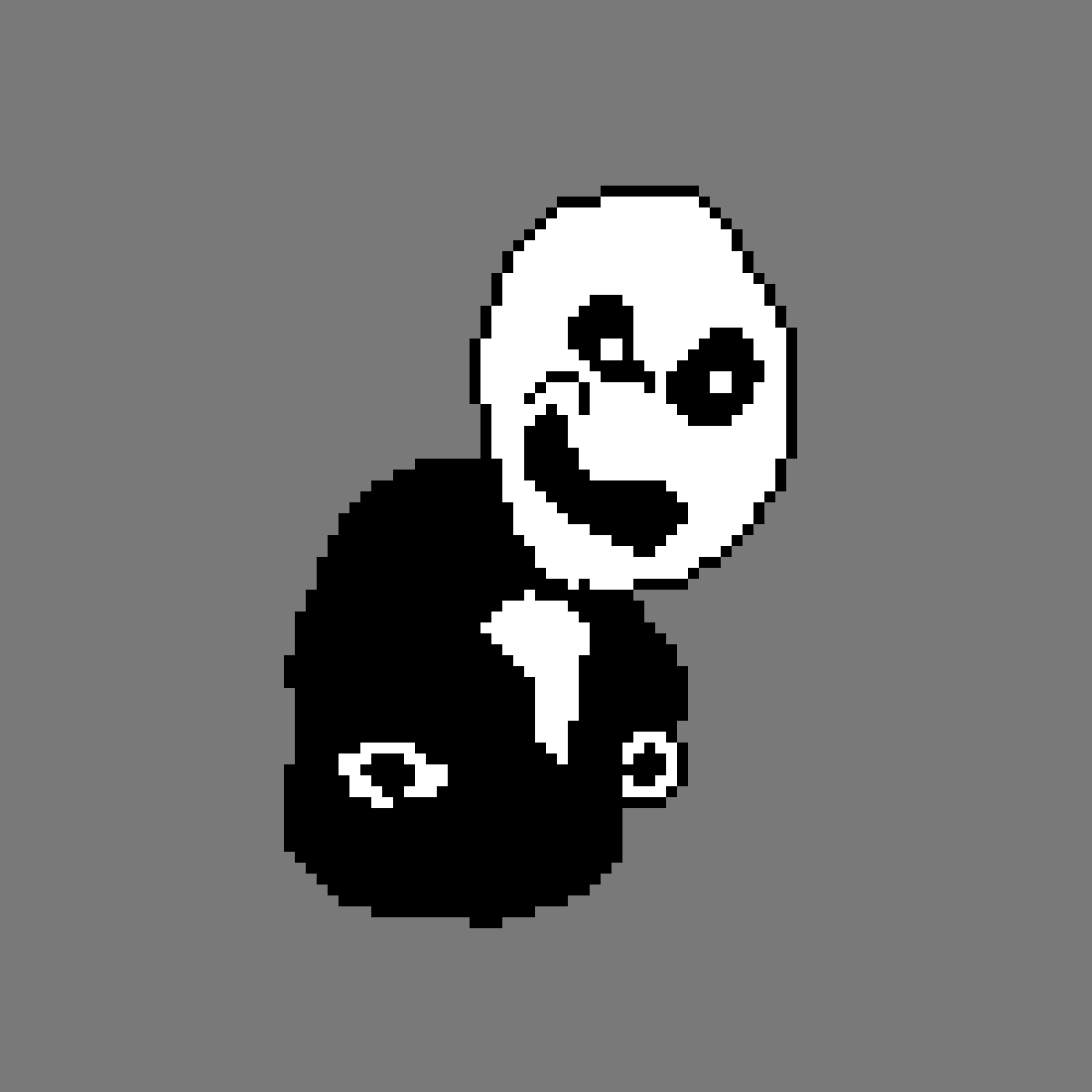 Pixilart - Mad wing gaster by Sansislazy99