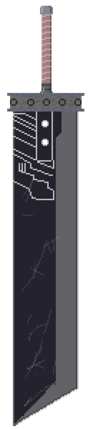 Pixilart - Buster Sword by HumanoidFish