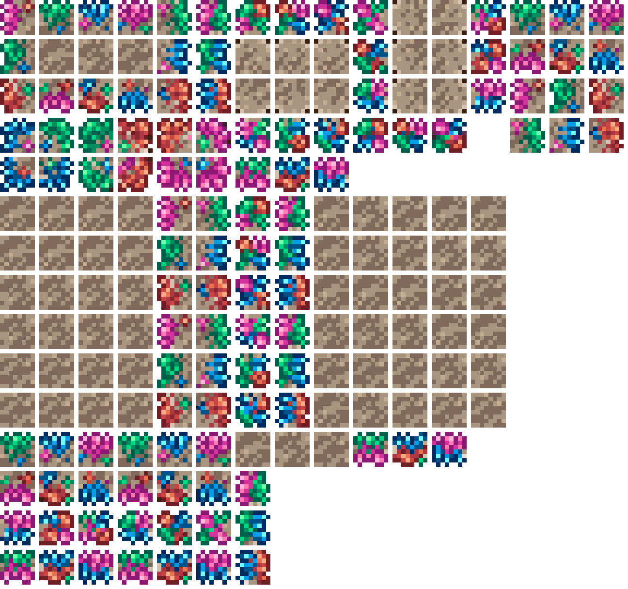 Pixilart - Terraria Tile ID #315 | Coralstone Block by tSpritesheeter